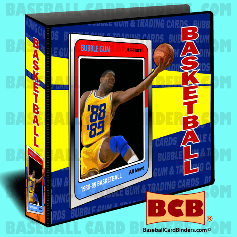 1988-89-Fleer-Style-Basketball-Card-Album-Binder – Baseballcard Binders