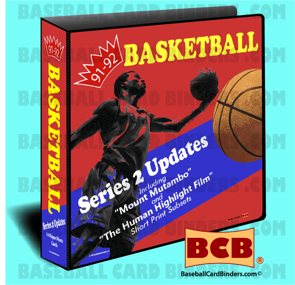 1991-1992 Fleer Style Basketball Card Album Binder 2 – Baseball Card ...